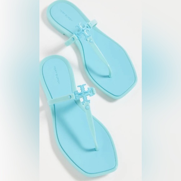 Tory Burch | Shoes | Tory Burch Roxanne Jelly Light Blue Sandals 7 ...